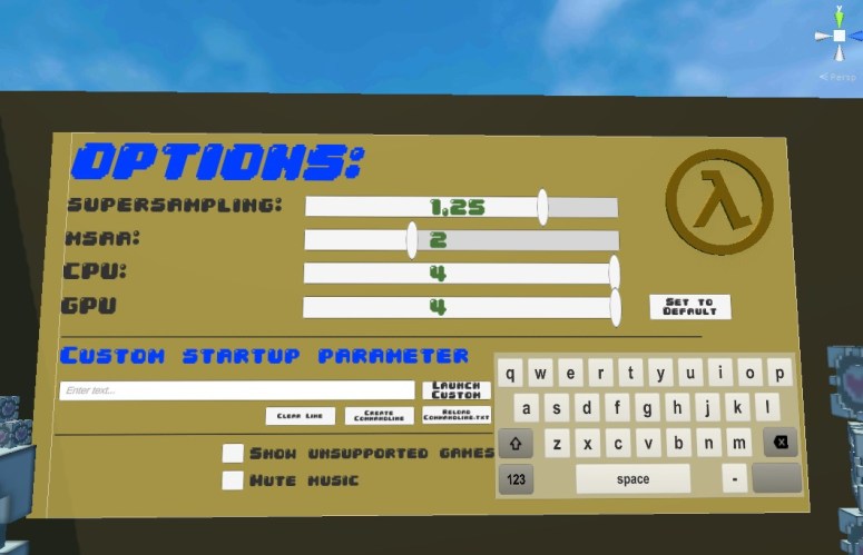 Lambda1VR Launcher – Cactus VR Studios